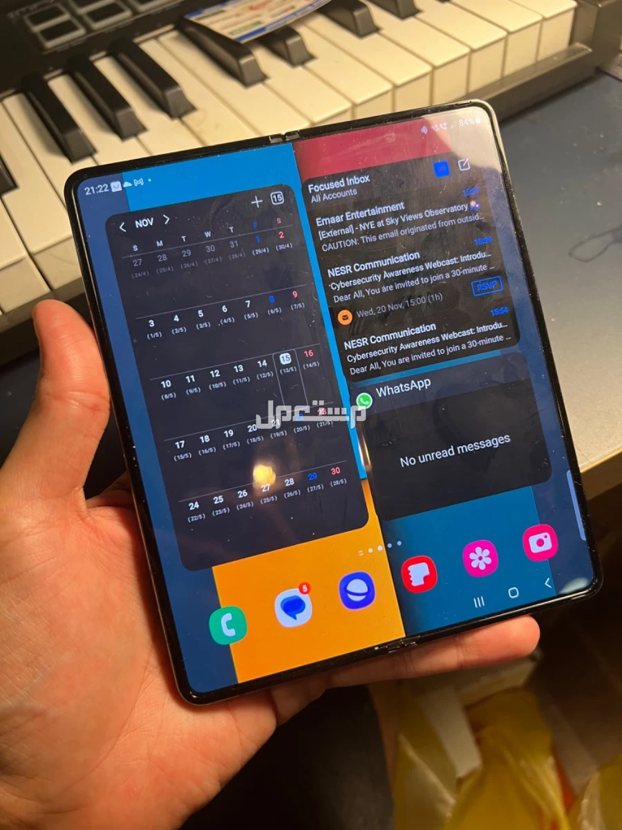 للبيع سامسونج Z Fold 4 ذاكرة 512 - مستعمل